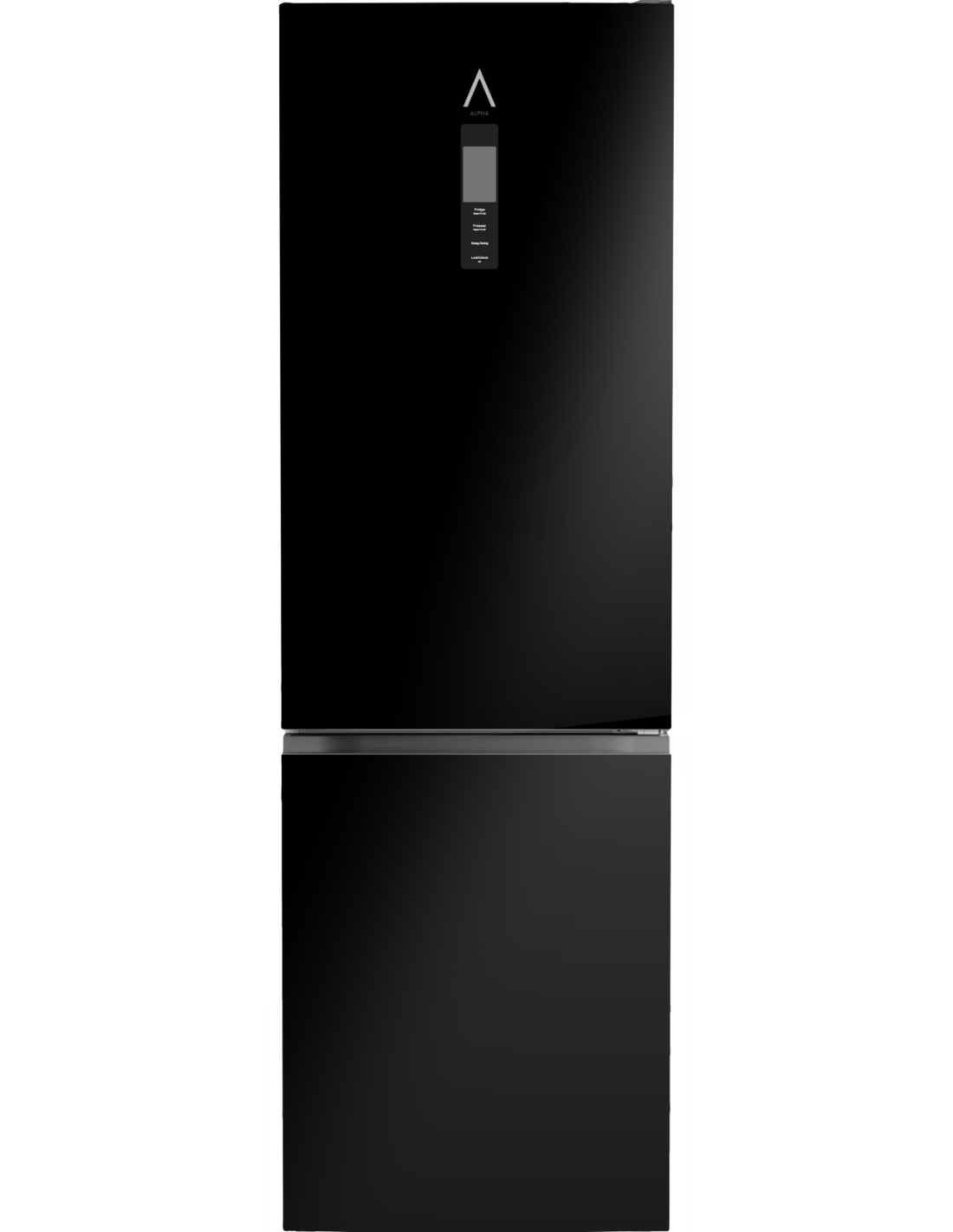 ALPHA Frigorífico Combi Pegasus Elite-185, 185X60cm, Negro Brillo, No ...